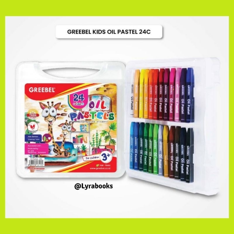 Jual Crayon Greebel - Oil Pastel Crayon 24 (Crayon Anak-Anak) | Shopee ...