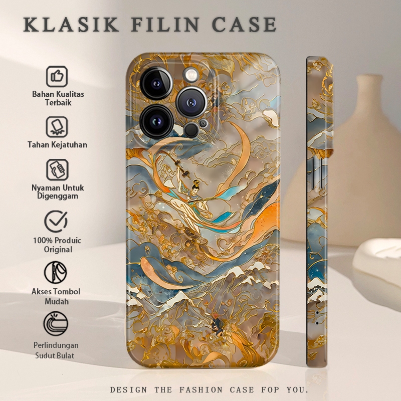 Jual Aesthetic unik lukisan batik casing hp untuk iphone 13 12 mini 11 ...