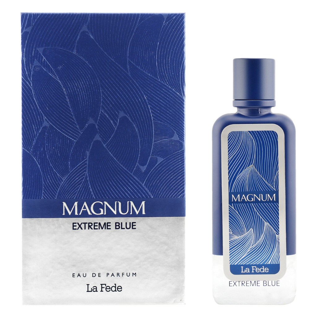 Jual KHADLAJ La Fede Magnum Extreme Blue EDP 100ML | Shopee Indonesia