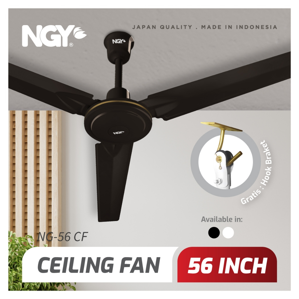 Jual Nagoya Kipas Angin Atap Plafon Ceiling Fan 56 Inch NG56CF | Shopee ...