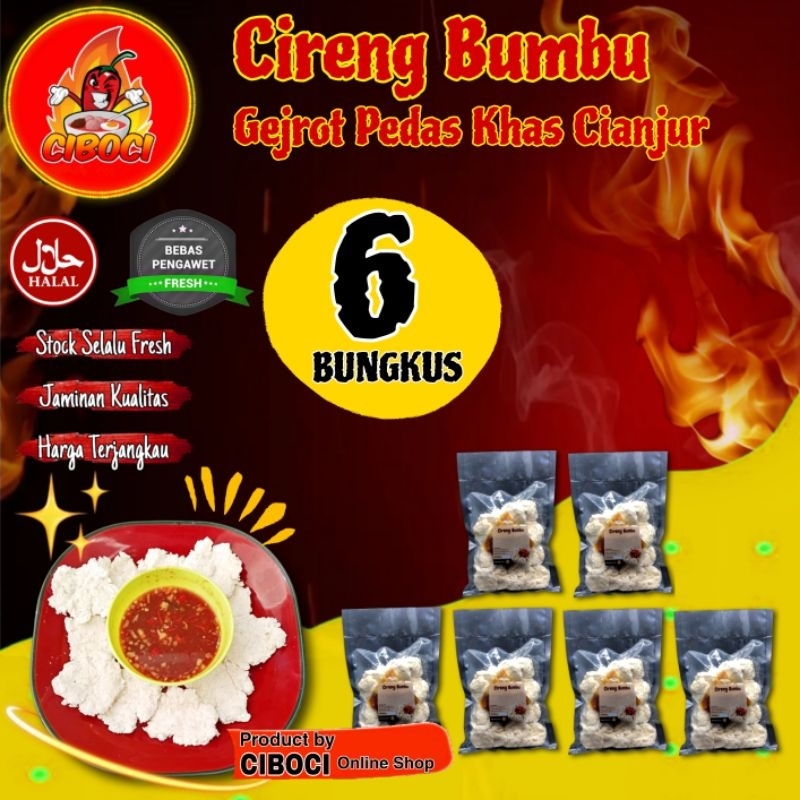 Jual CIBOCI 𝟔 𝐁𝐮𝐧𝐠𝐤𝐮𝐬 Paket 𝐂𝐢𝐫𝐞𝐧𝐠 𝐁𝐮𝐦𝐛𝐮 Gejrot Khas Cianjur Full ...