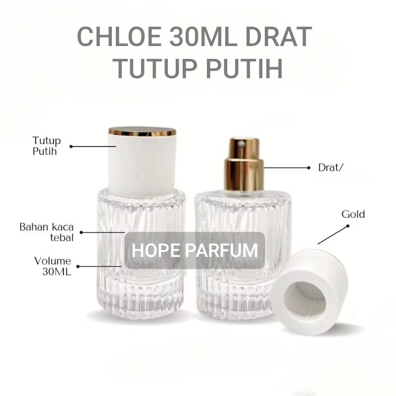 Jual Botol Chloe 30ml Drat , Tutup Putih | Shopee Indonesia
