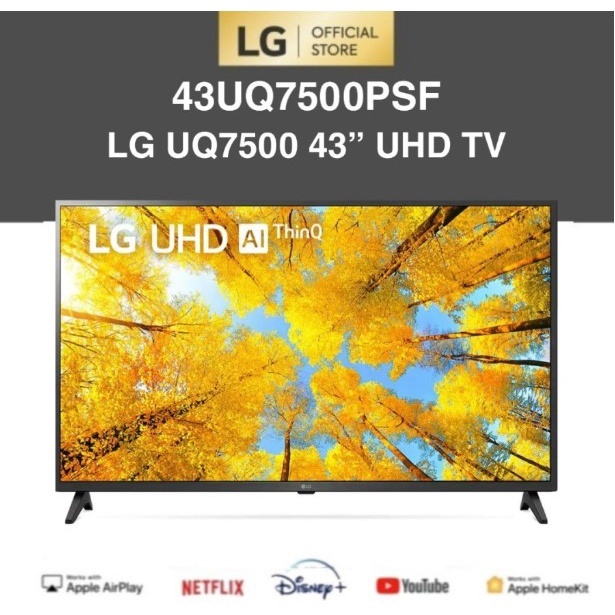Jual LG LED Smart TV 43" 4K UHD ThinQ 43UQ7500PSF Digital BERGARANSI ...