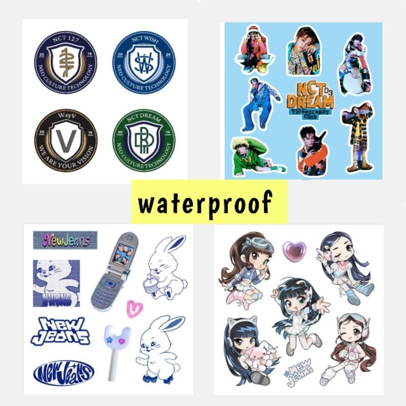 Jual sticker logo nct / logo nct 127 / logo nct dream / logo wayv ...