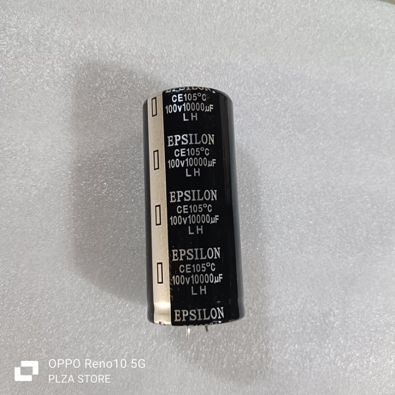 Jual Capasitor elco Epsilon 100v 10000uf original asli elko 10000uf ...