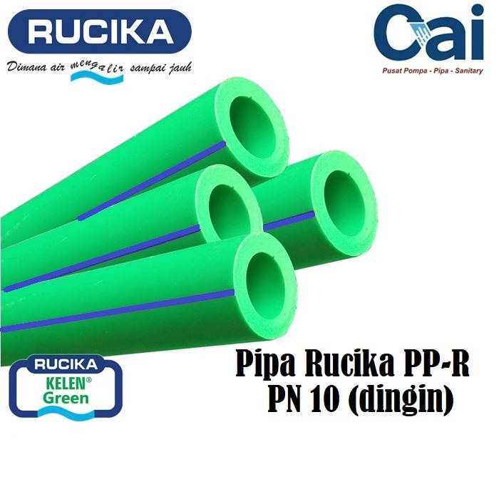 Jual PIPA PPR PN10 - 3/4 INCH - BIRU - PIPA AIR DINGIN - RUCIKA ...