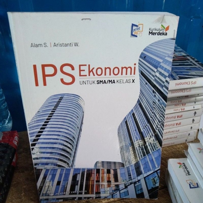 Jual BUKU IPS EKONOMI KELAS 1-10/X SMA KURIKULUM MERDEKA PENERBIT ERLANGGA | Shopee Indonesia