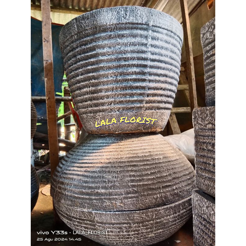 Jual POT SEMEN BESAR DIAMETER 57cm TINGGI 45cm / POT MINIMALIS / POT ...