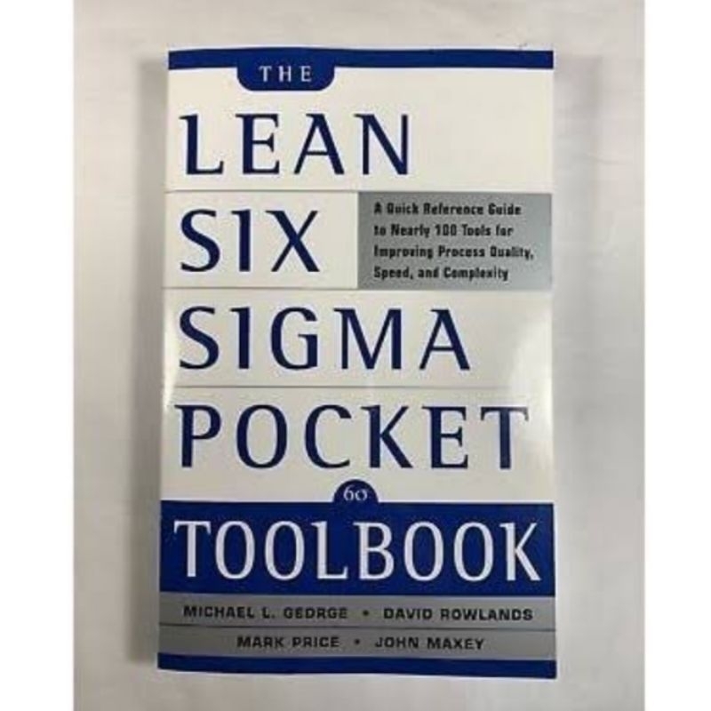 Jual Buku The Lean Six SIGMA Pocket Toolbook | Shopee Indonesia