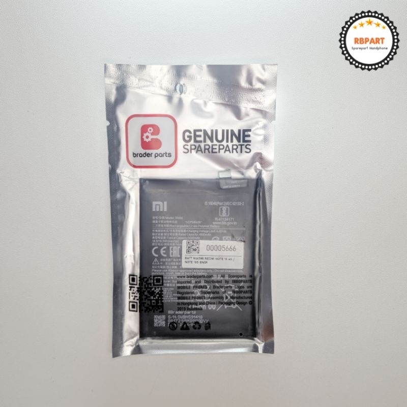 Jual Battery ORIGINAL Xiaomi Redmi Note 10 4G / Note 10S BN59 | Shopee ...