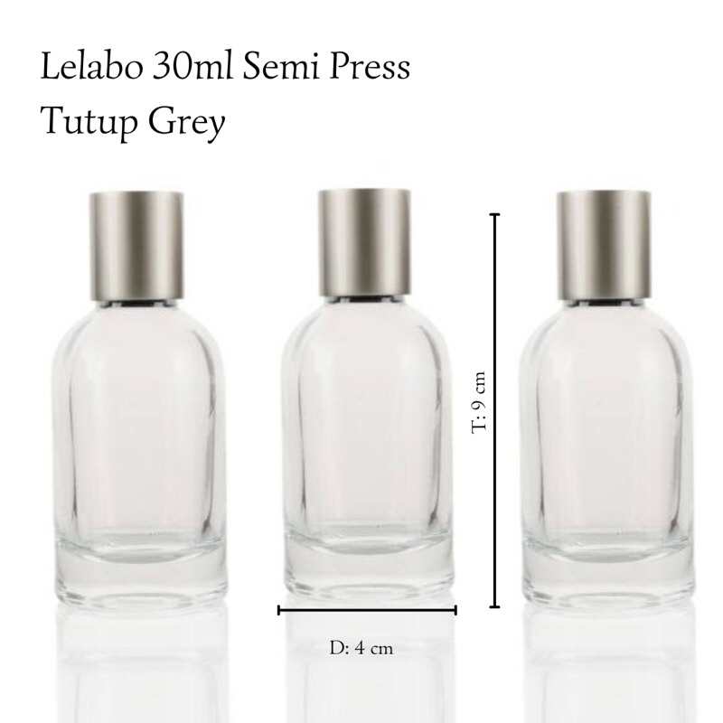 Jual Botol LLB 30ml Semi Press Grey Terlaris Best Seller | Shopee Indonesia