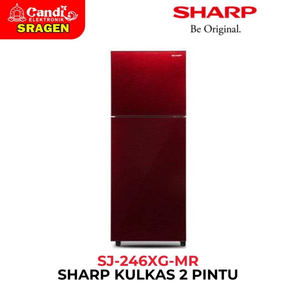 Jual SHARP Kulkas 2 Pintu 205 Liter Mega Freezer - SJ-246XG-MR | Shopee Indonesia
