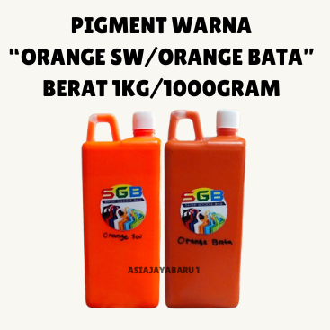 Jual 1 BOTOL - Biang Warna/Pigmen Warna Sablon Kain/Bahan Warna ORANGE ...
