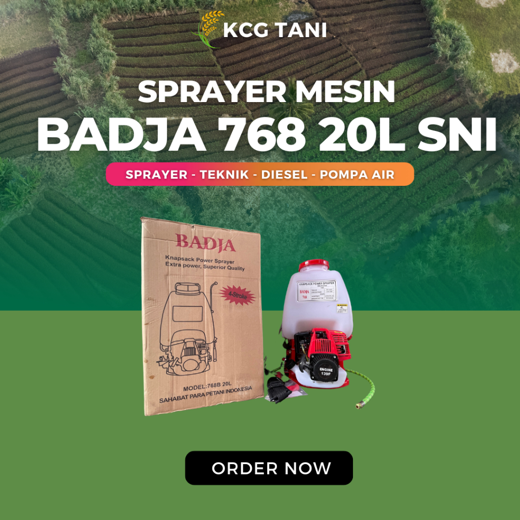 Jual sprayer mesin semprot pertanian 4 tak original badja 568B 20L | Shopee Indonesia