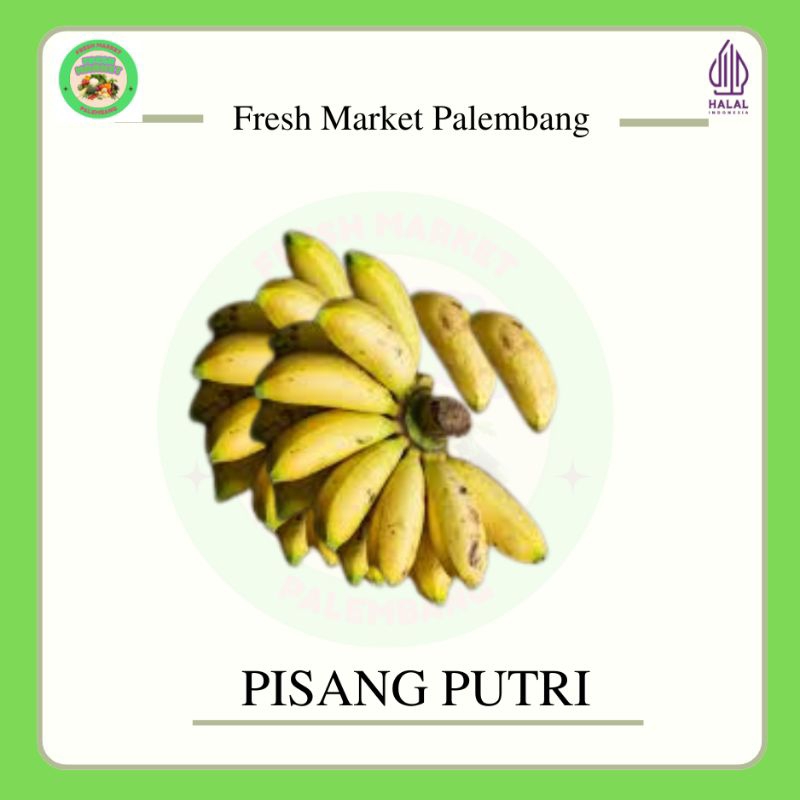 Jual Pisang putri satu sisir -Fresh Market Palembang- | Shopee Indonesia