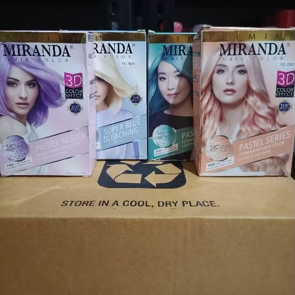 Jual Miranda Cat Rambut Pastel / Miranda Hair Color Pastel Series ...