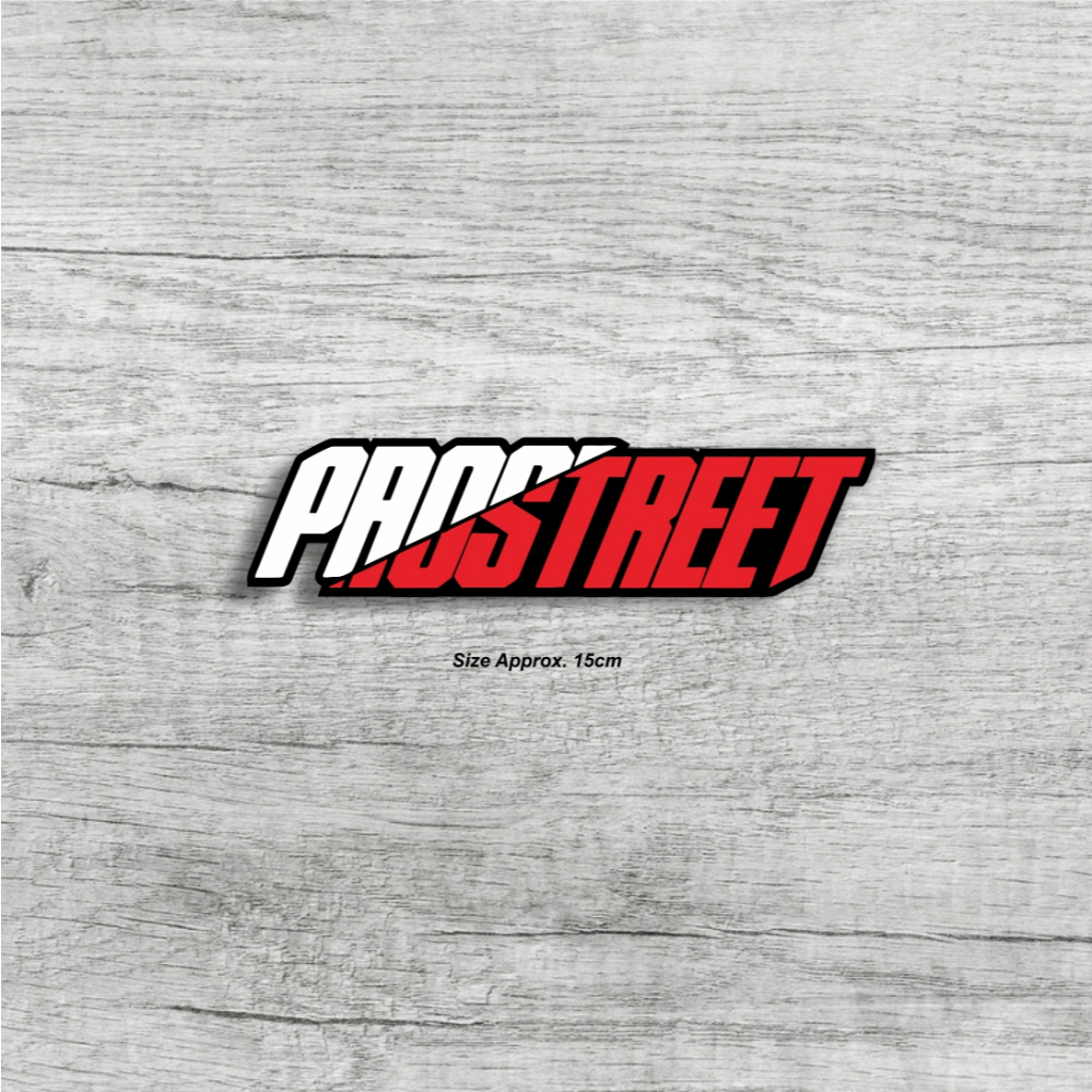 Jual Sticker Prostreet | Sticker Print Cut Motor Mobil Helm | Shopee ...
