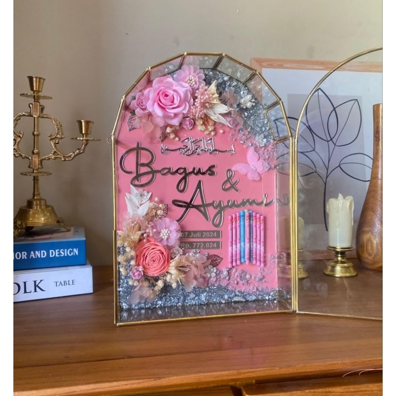 Jual Mahar Resin 20x30 Mewah Mahar Kekinian Mahar Pernikahan | Shopee ...