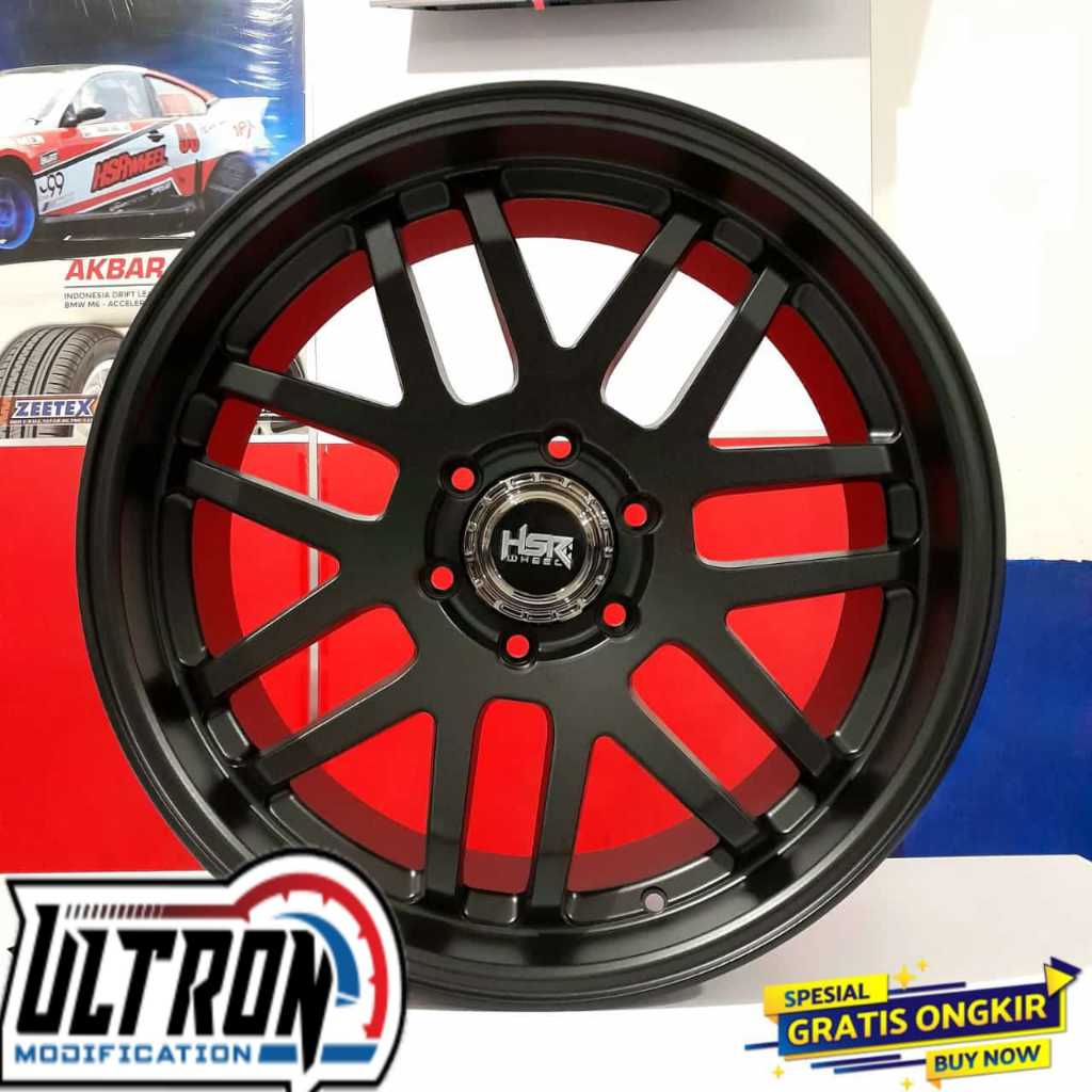 Jual Promo HSR GILI R18 Black Velg Mobil Fortuner Pajero Strada Triton ...
