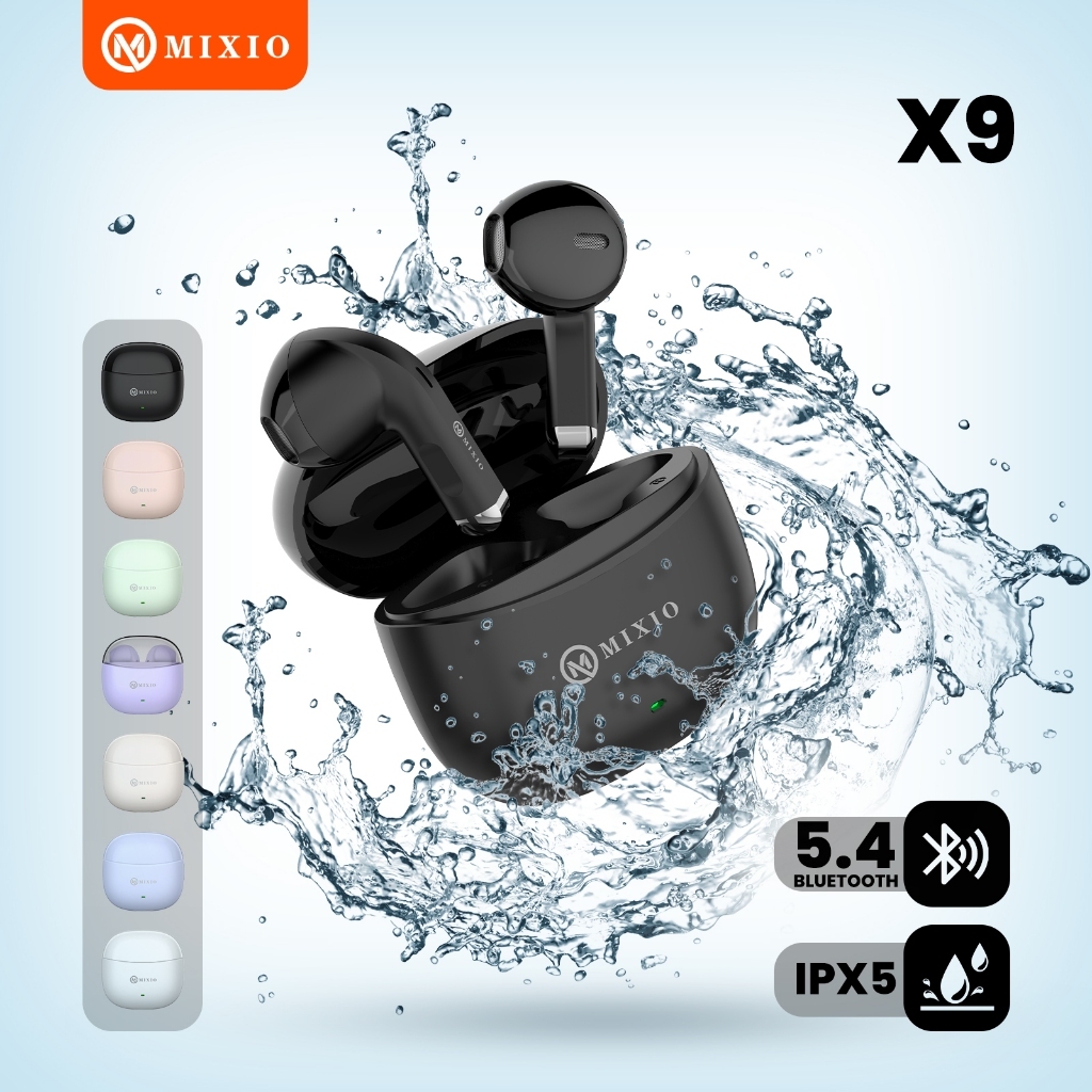 Jual MIXIO X9 TRUE WIRELESS BLUETOOTH EARPHONE TWS MINI EARBUDS ...