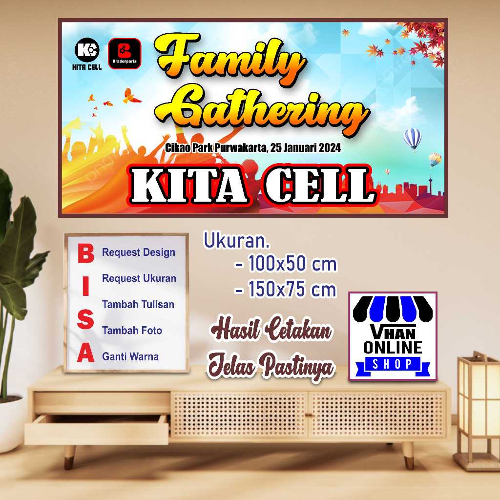 Jual Custom Banner Spanduk MMT Untuk Family Gathering atau Liburan ...