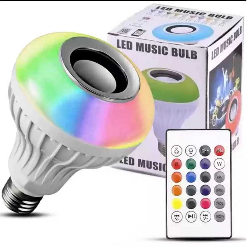 Jual MS Lampu bohlam led music bulb lampu musik warna warni lampu musik ...