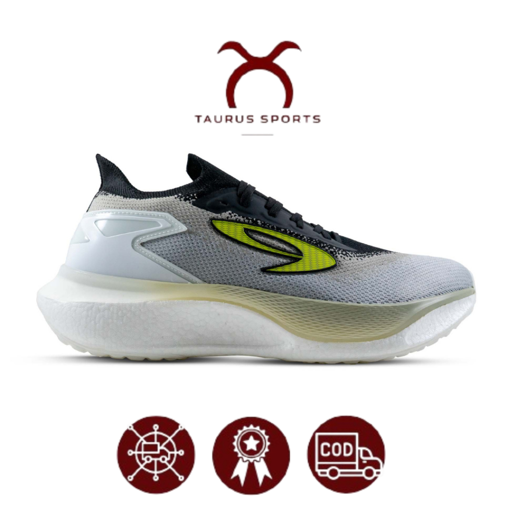 Jual 910 Nineten Sepatu Lari HAZE INFIKNIT V2 - HITAM/ABU/PUTIH ...