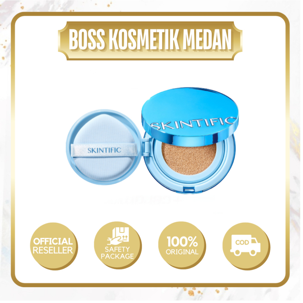 Jual Skintific (BIRU) Perfect Stay Velvet Matte Cushion 11ml | Shopee ...