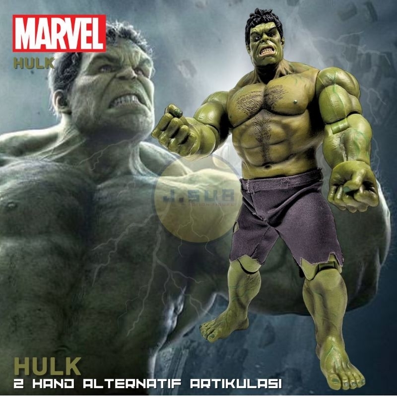 Jual Action Figure Hulk Statue Marvel Avengers Manusia Ijo Artikulasi ...