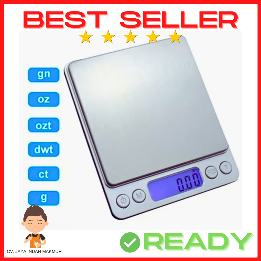 Jual Timbangan Kopi Digital | Timbangan Dapur Home Brewers | Kitchen Scale i2000 | 3kg 0,1gr ...