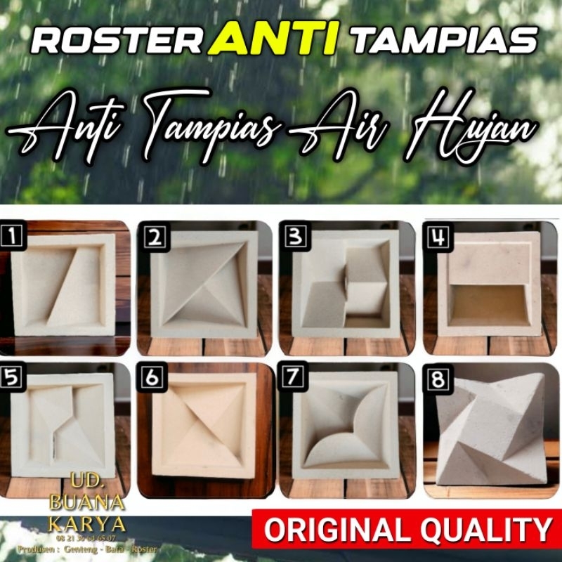 Jual Roster Anti Tampias / Roster Anti Hujan masuk / Roster beton ...
