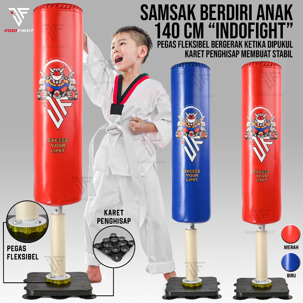 Jual Samsak Berdiri Anak Sansak Tinju Isi Standing Punching Bag Samsak ...