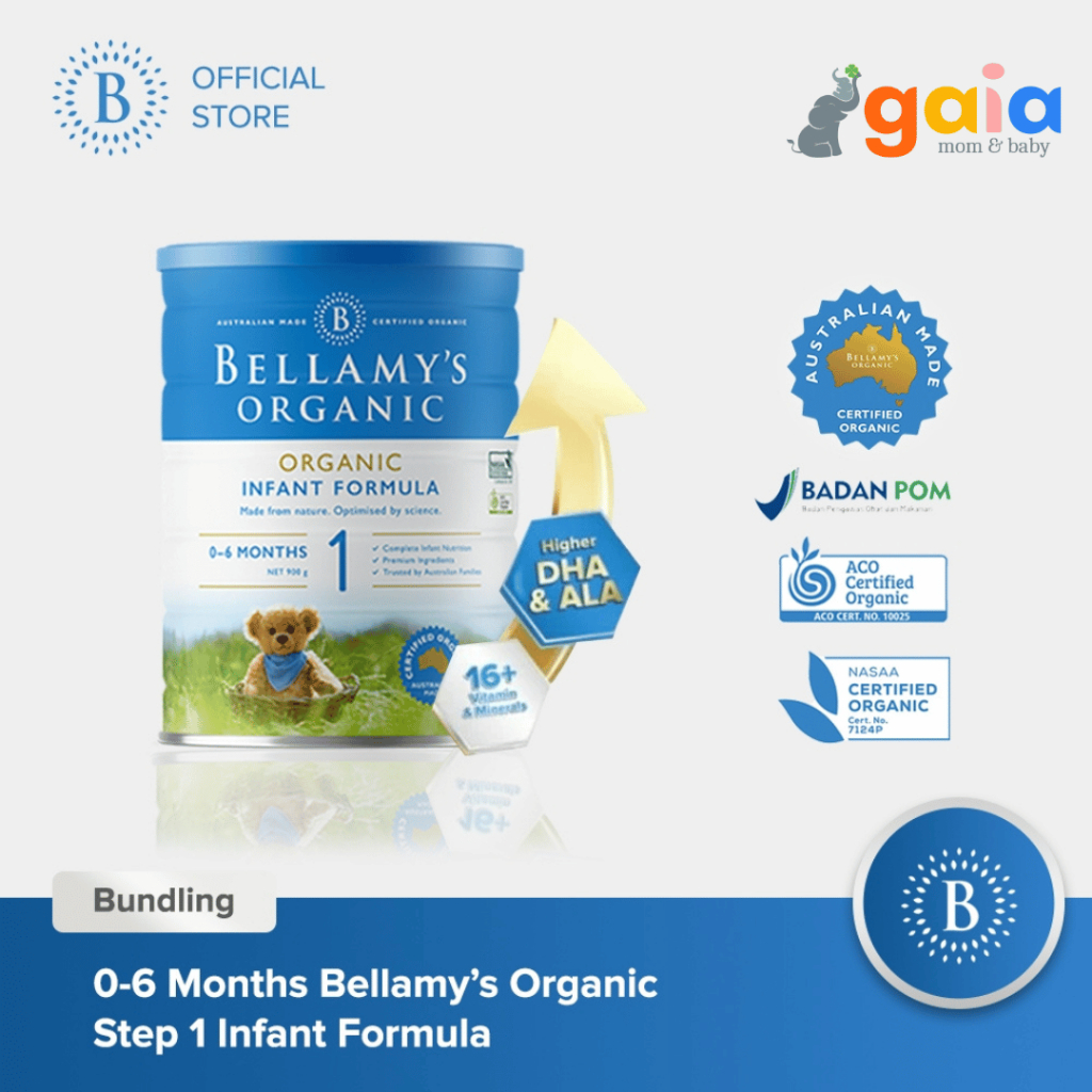 Jual Bellamy's Organic Step 1 900gr Infant Formula | Susu Formula ...