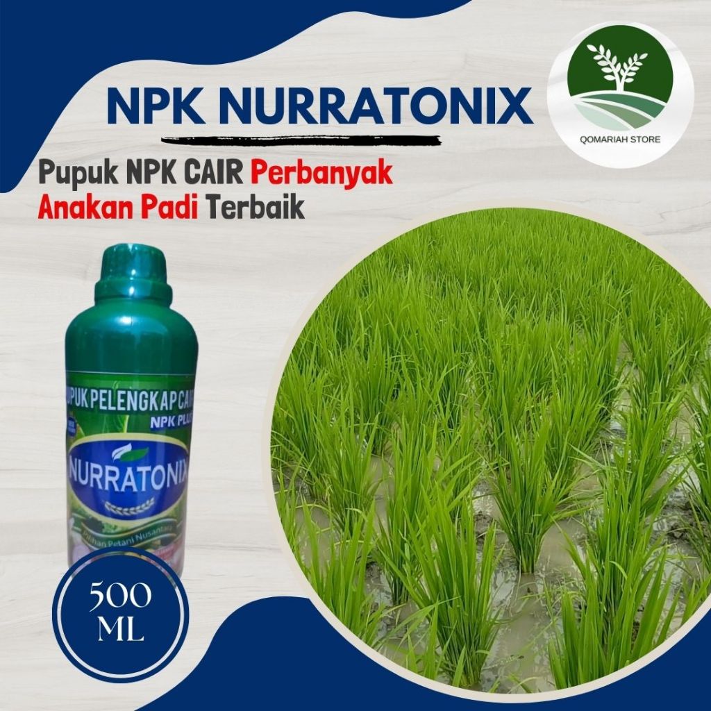 Jual pupuk npk untuk perbanyak anakan padi paling ampuh - NPK NURRATONIX 500ML - obat semprot ...