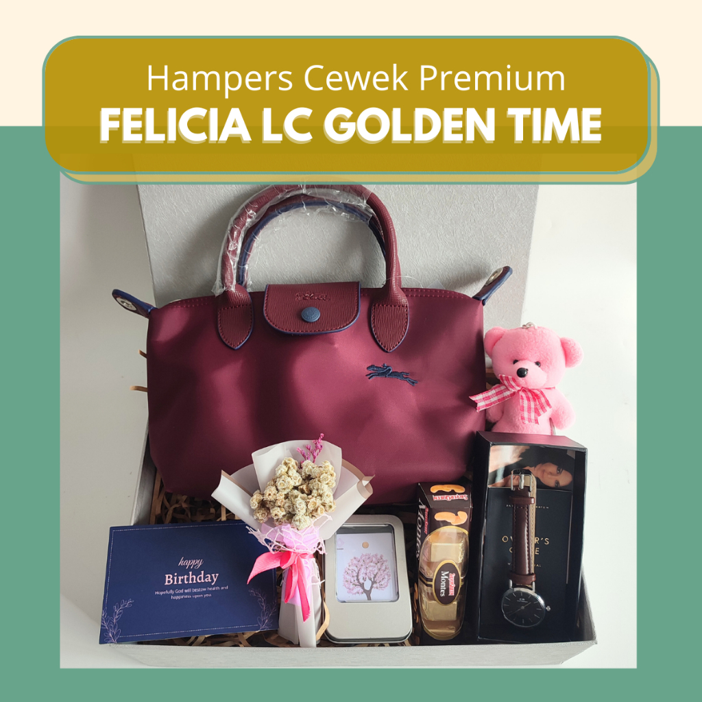 Jual Hampers Ulang Tahun Cewek Kado Felicia Lesi Gold Gift Box Ultah ...