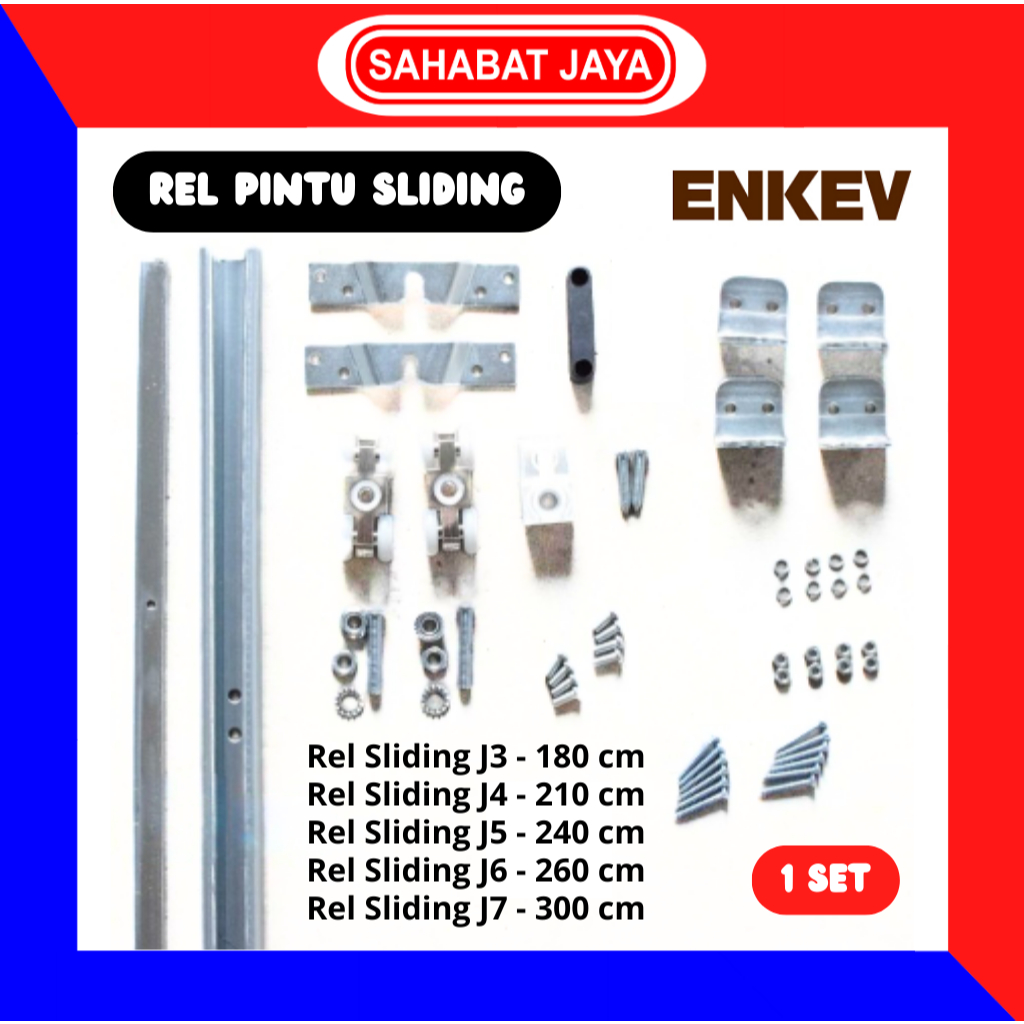 Jual REL PINTU SLIDING / REL GANTUNG / REL PINTU GESER GANTUNG J3 J4 J5 ...