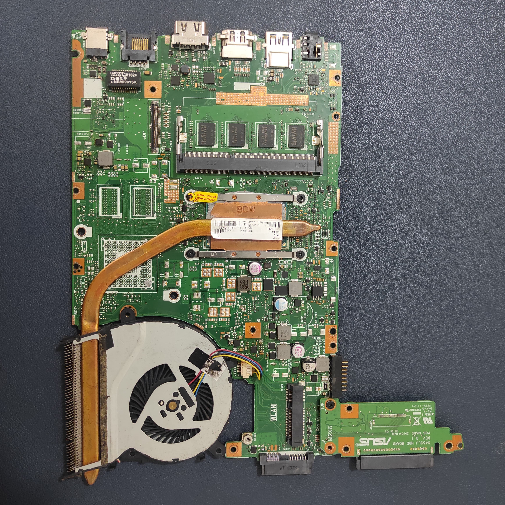 Jual Motherboard Mati Laptop Asus A455 X455 A455L X455L X454Y Mainboard ...