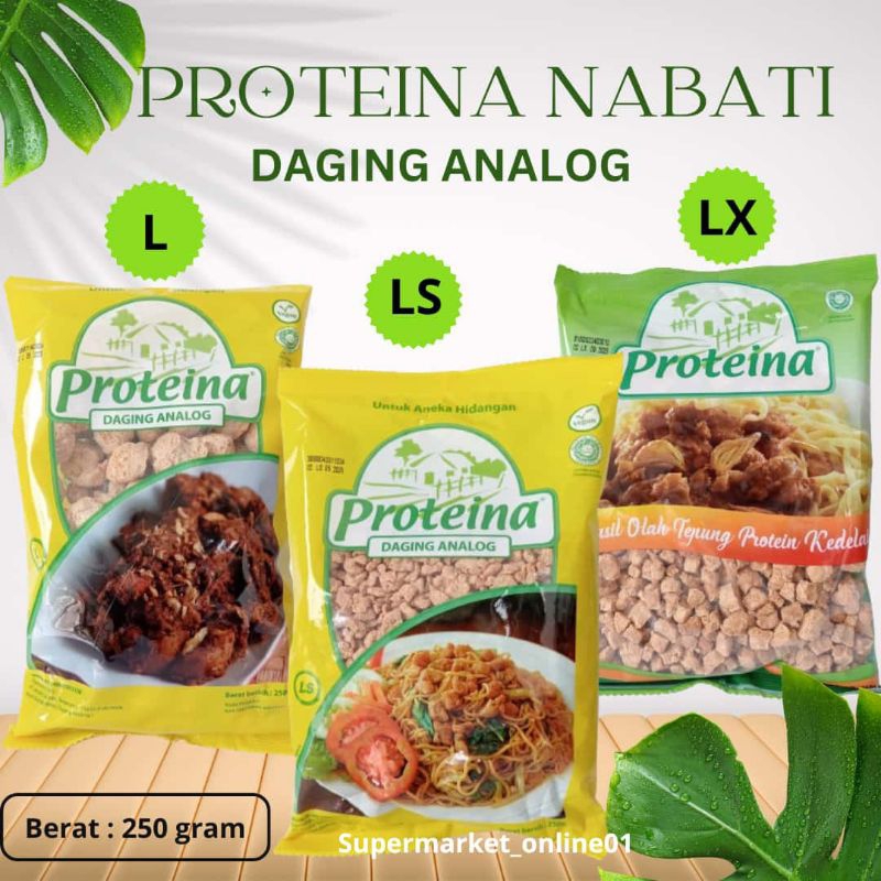 Jual Proteina Nabati 250 Gram / Daging Analog Nabati Vegan | Shopee ...