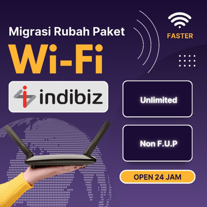 Jual Migrasi indibiz Rasio 1.1 | Tanpa FUP Unlimited | Rubah Paket ...