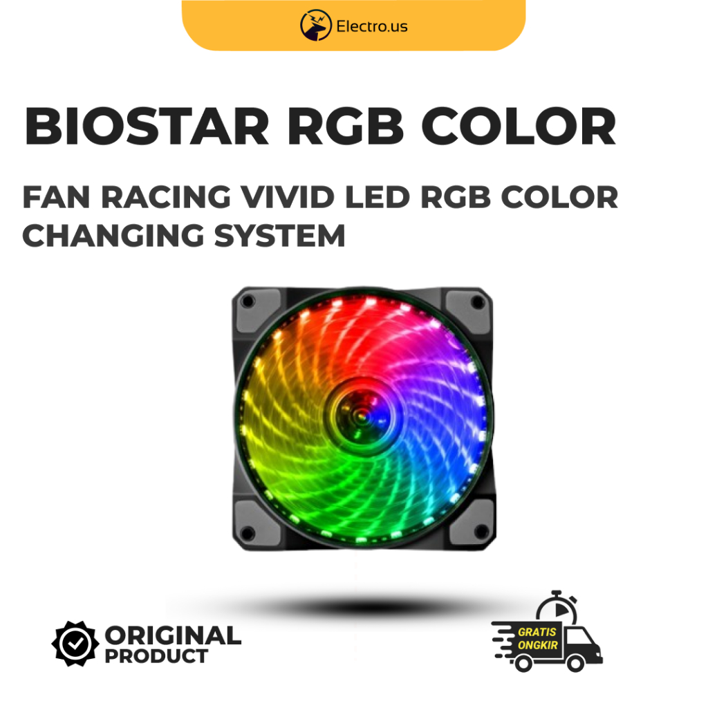 Jual FAN RACING VIVID LED RGB COLOR CHANGING SYSTEM BIOSTAR | Shopee ...