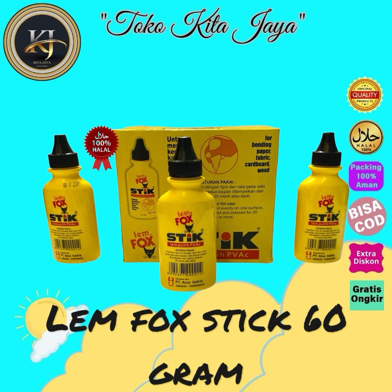 Jual Lem fox stick 60g | Shopee Indonesia