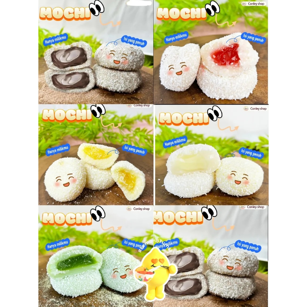 Jual MOCHI VIRAL ! Conley Mochi Matcha / Super Cokelat Khas Jepang ...