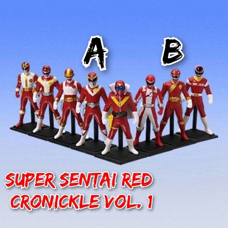 Jual Gashapon Super Sentai Red Vulcan Red Gao Ranger Original BANDAI ...