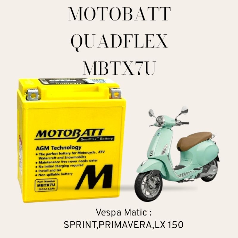Jual AKI MOTOR VESPA MATIC LX,SPRINT,PRIMAVERA 150 | Shopee Indonesia