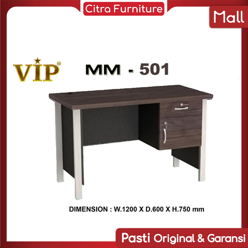 Jual Citra Furniture VIP ® Meja Tulis Kerja Kantor 1/2 Biro MM 501 ...