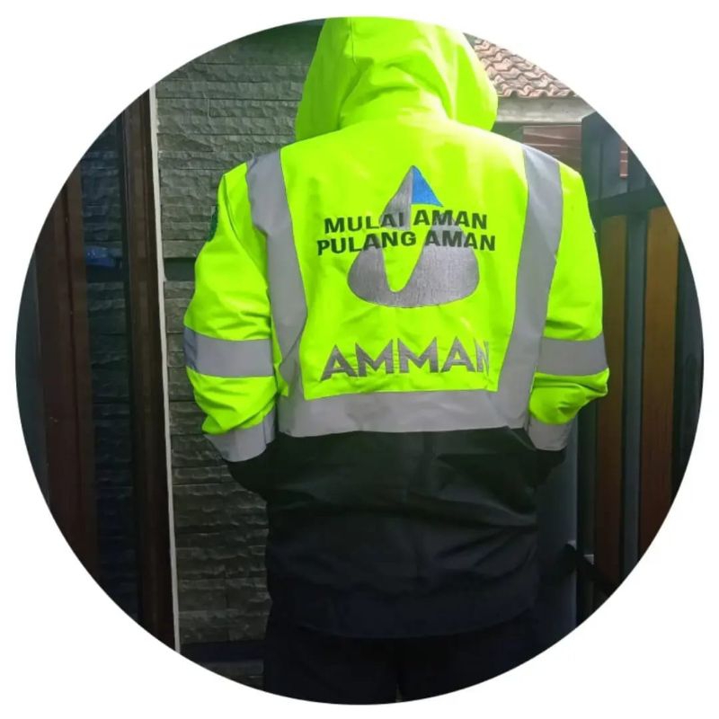 Jual jaket aman jaket tambang jaket safety jaket k3 jaket proyek ...