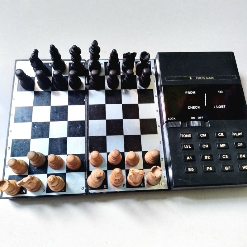 Jual Chess Computer Catur Mesin Lawas Jadul 1970 An Chess Mate | Shopee ...