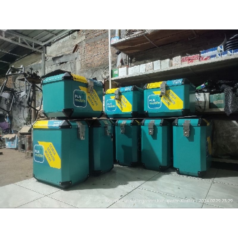 Jual link Triple box pln mobile sb 30liter +top box 42liter | Shopee ...