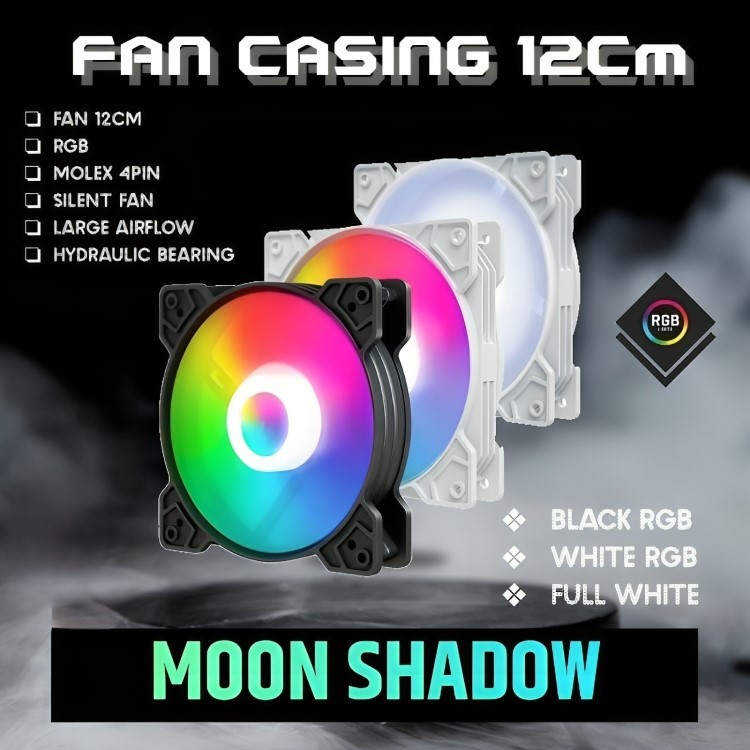 Jual FAN CASING RGB 12CM/ FAN COOLER CASE GAMING PC 12CM - RGB | Shopee ...