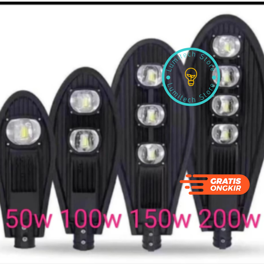 Jual [SNI] LAMPU JALAN PJU LED 50W 100W 150W 200W COBRA LED / Lampu jalanan / Lampu Jalan Raya ...